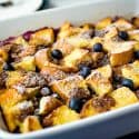 Bed & Breakfast Blueberry Strata | Life, Love, and Good Food