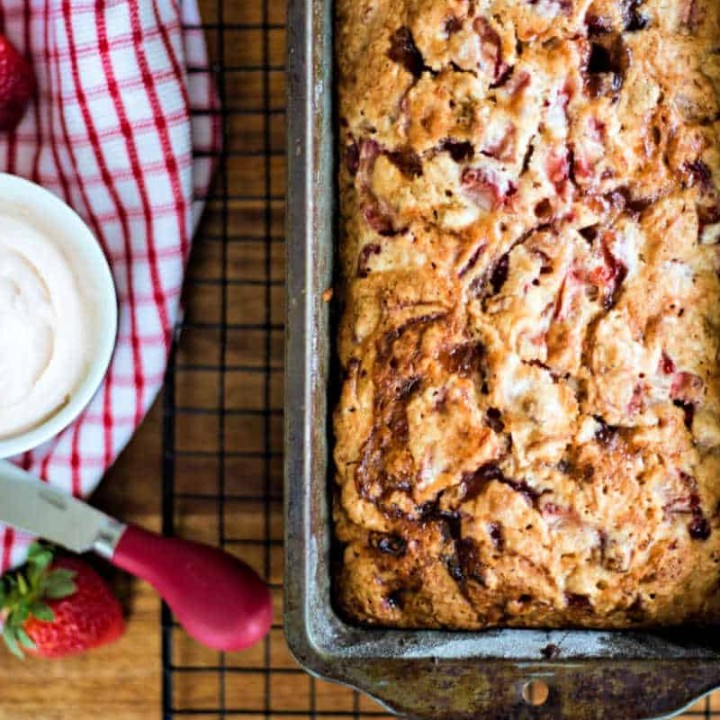Strawberry Bread Served with Strawberry Butter | Life, Love, and Good Food