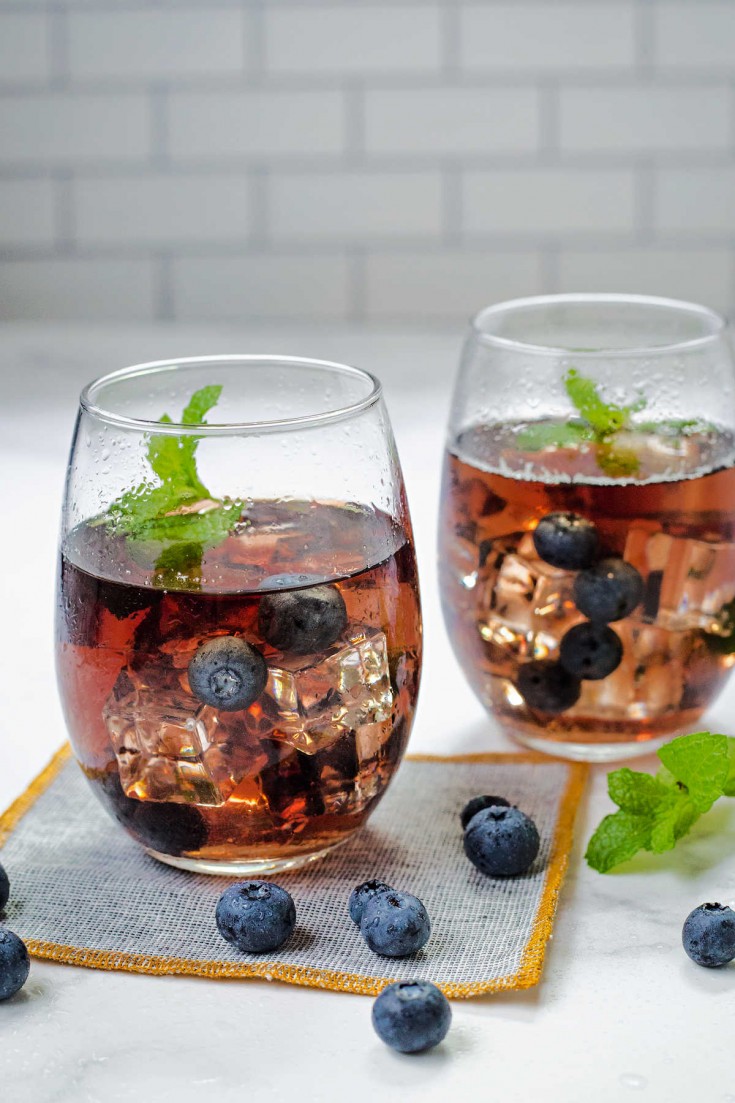 Refreshing Blueberry Iced Tea - Life, Love, and Good Food