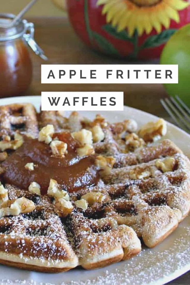 Apple Fritter Waffles - Life, Love, and Good Food