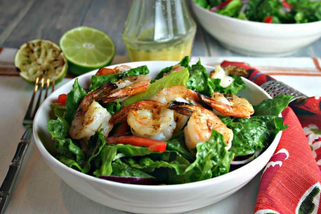 Citrus Grilled Shrimp Salad - Life, Love, and Good Food