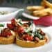 Roasted Red Pepper and Bacon Bruschetta | Life, Love, and Good Food