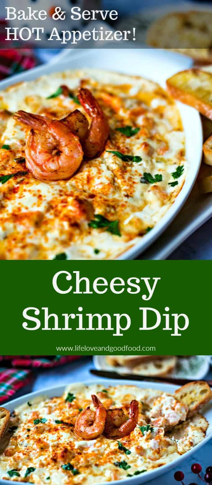 Hot & Cheesy Cream Cheese Shrimp Dip | Life, Love, and Good Food