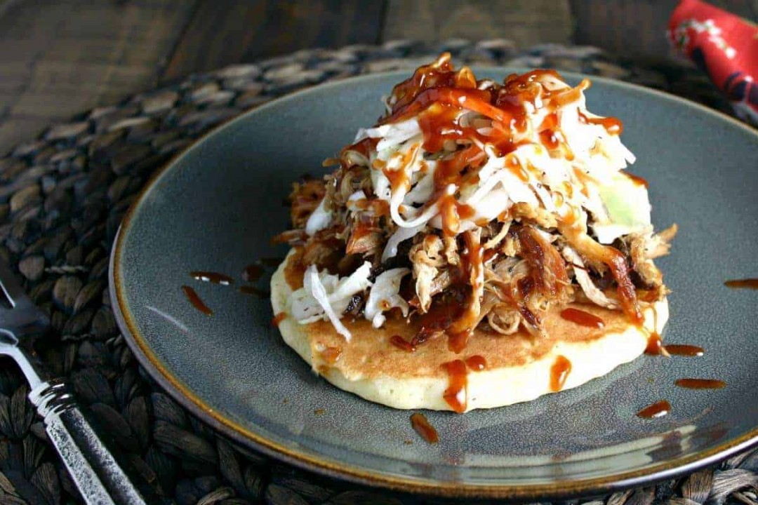 Redneck Tacos {pulled pork + hoecakes} - Life, Love, and Good Food