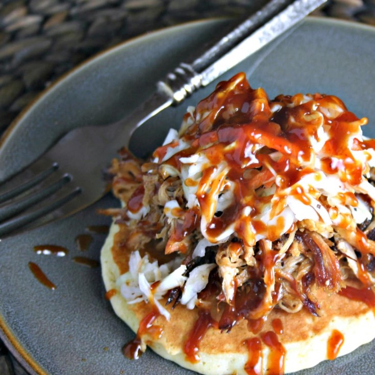 Redneck Tacos {pulled pork + hoecakes} - Life, Love, and Good Food