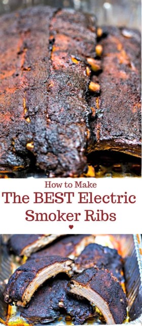 The BEST Electric Smoker Ribs - Life, Love, and Good Food