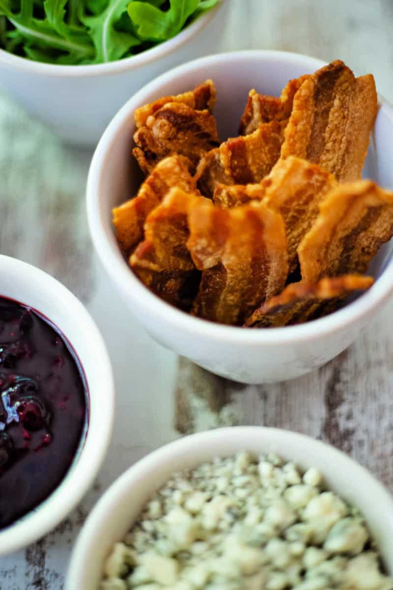 Blueberry Blue Cheese Bacon Burger - Life, Love, and Good Food