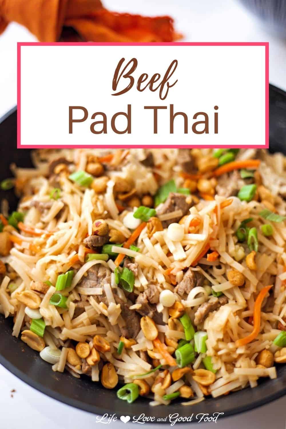 Beef Pad Thai or Port Pad Thai - Fuller Wasseve