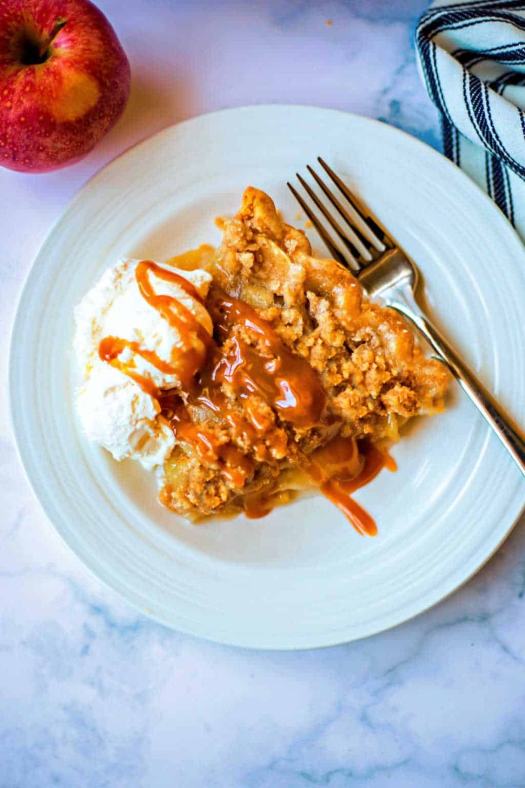 Apple Crumble Pie Recipe - Life, Love, and Good Food