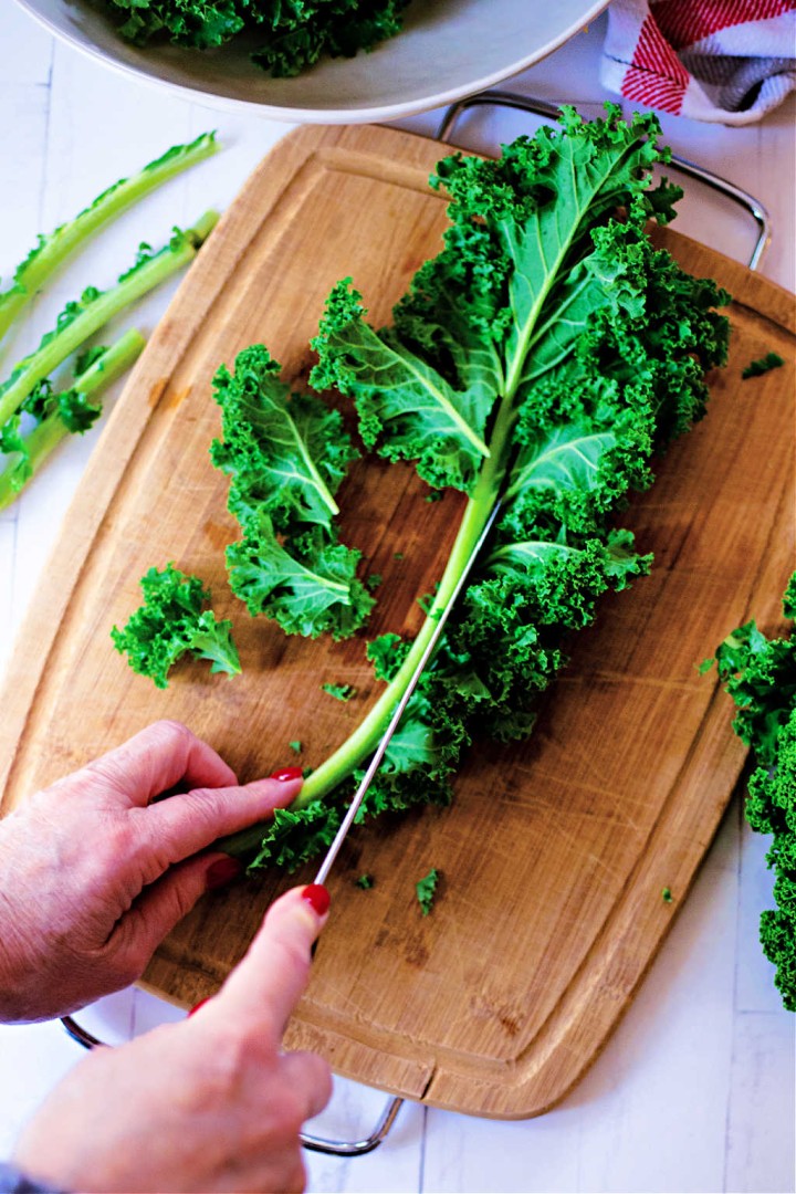 Hearty Chopped Kale Salad with Salami - Life, Love, and Good Food