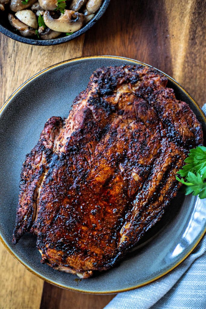 Coffee Rubbed Ribeye Steak - Life, Love, and Good Food