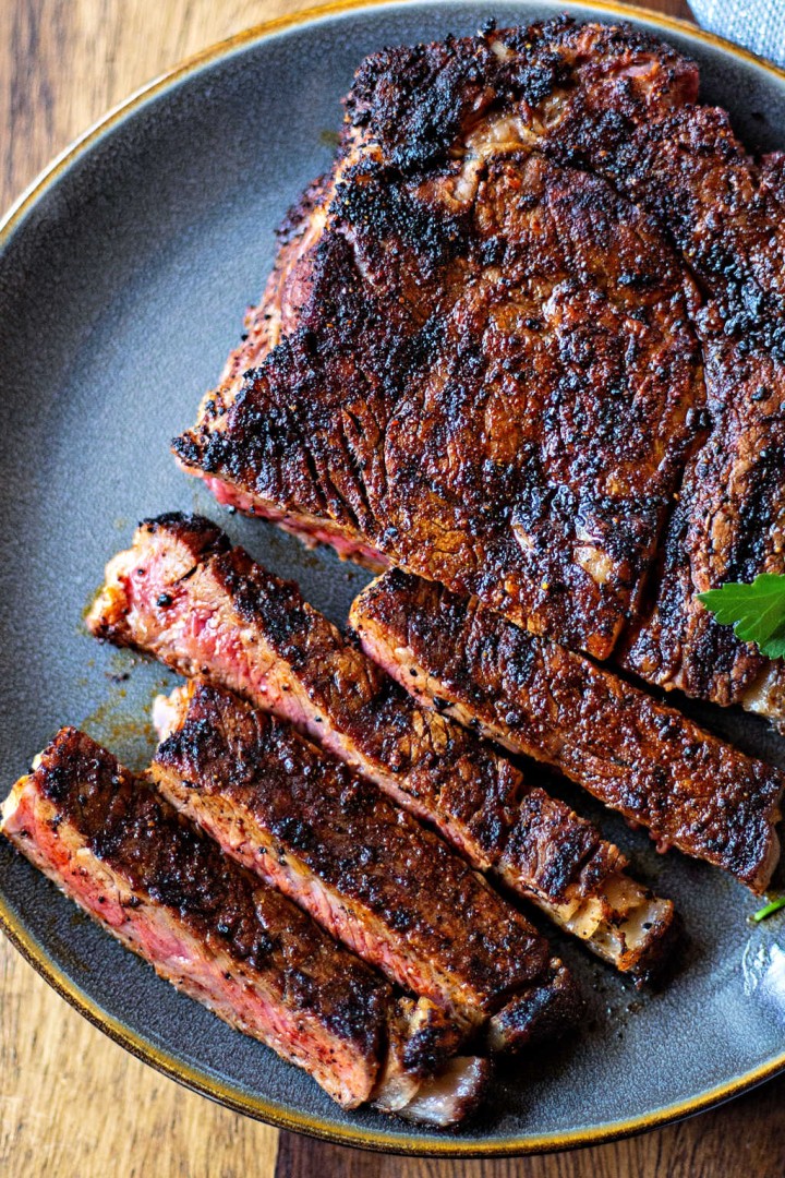 Coffee Rubbed Ribeye Steak - Life, Love, and Good Food