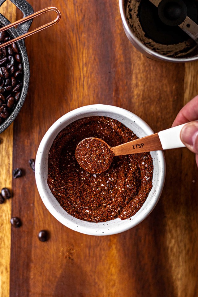 Coffee Rubbed Ribeye Steak - Life, Love, and Good Food