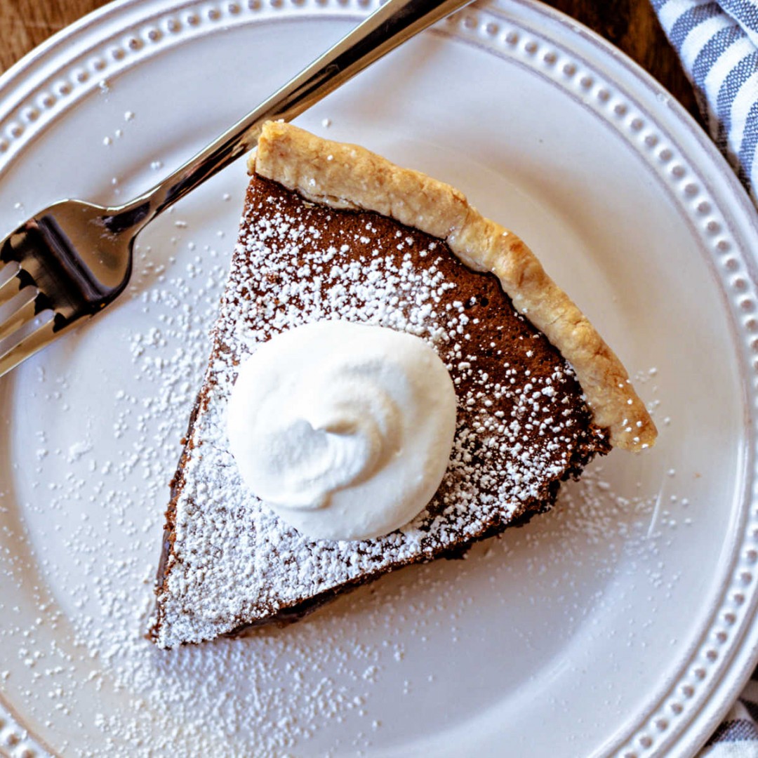 Chocolate Chess Pie - Life, Love, and Good Food