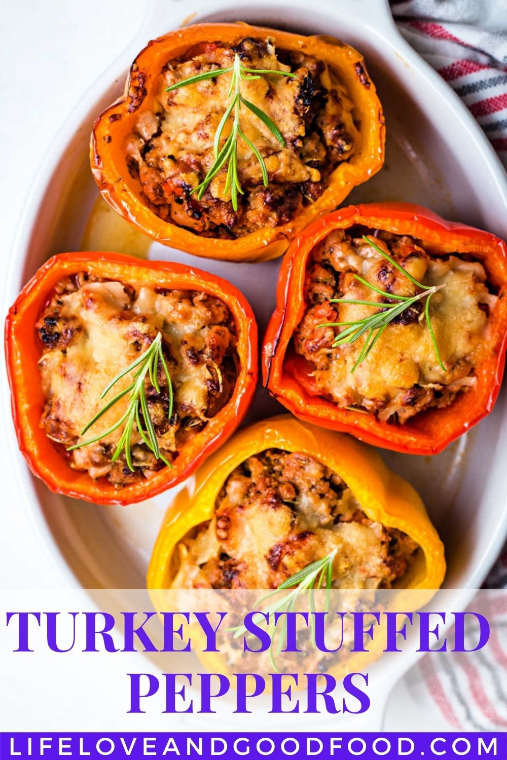 Saucy Turkey Stuffed Peppers | Life, Love, and Good Food