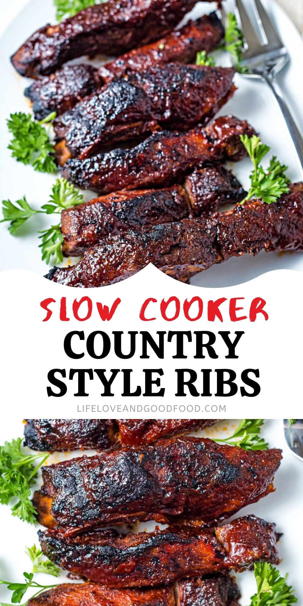 Slow Cooker Country Style Ribs - Life, Love, and Good Food