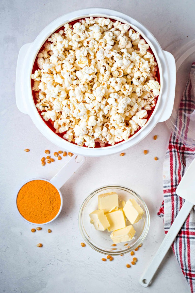 Cheddar Cheese Popcorn - Life, Love, and Good Food