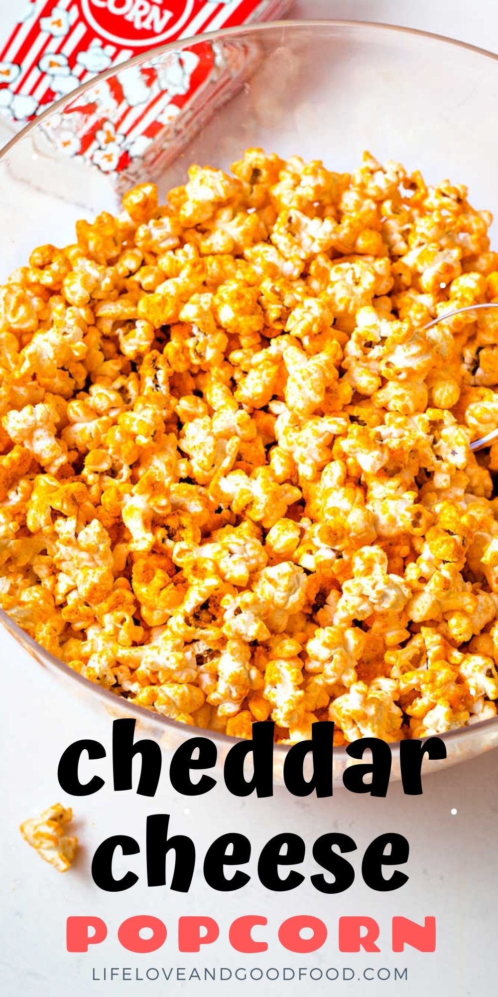Cheddar Cheese Popcorn - Life, Love, and Good Food