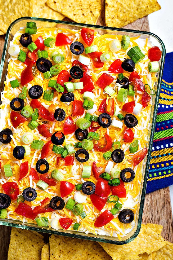 Layered Taco Dip - Life, Love, and Good Food