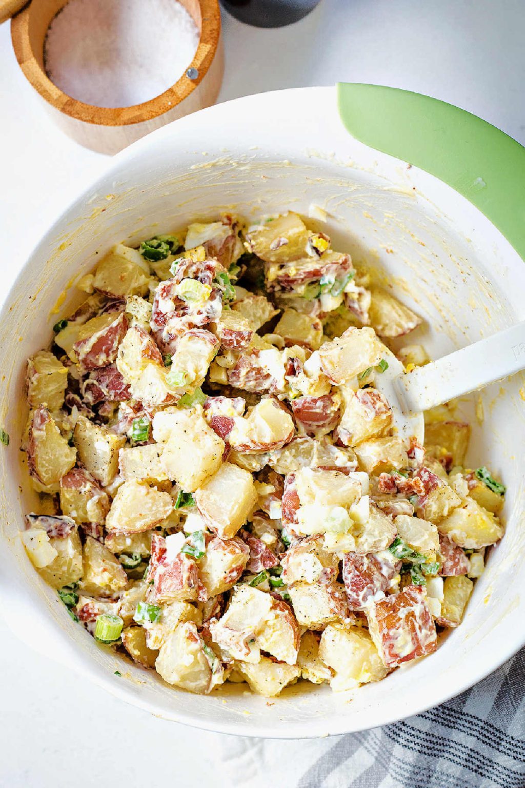 Easy Roasted Red Potato Salad with Bacon - Life, Love, and Good Food