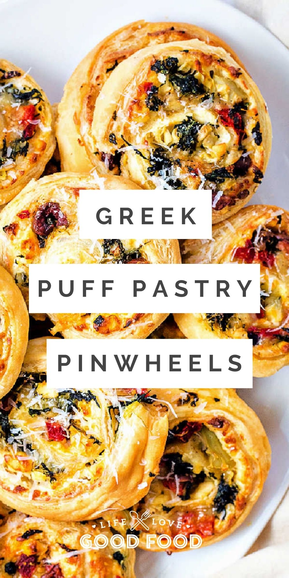 Mediterranean Appetizer Pinwheels - Life, Love, and Good Food