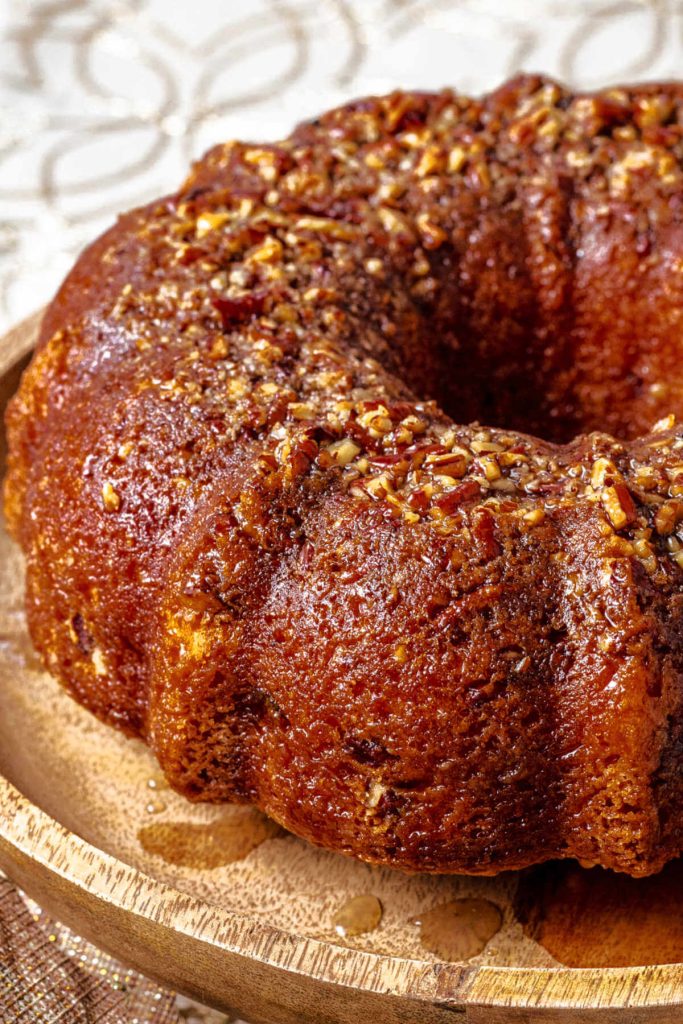 Rum Cake (Christmas Rum Cake) - Life, Love, and Good Food
