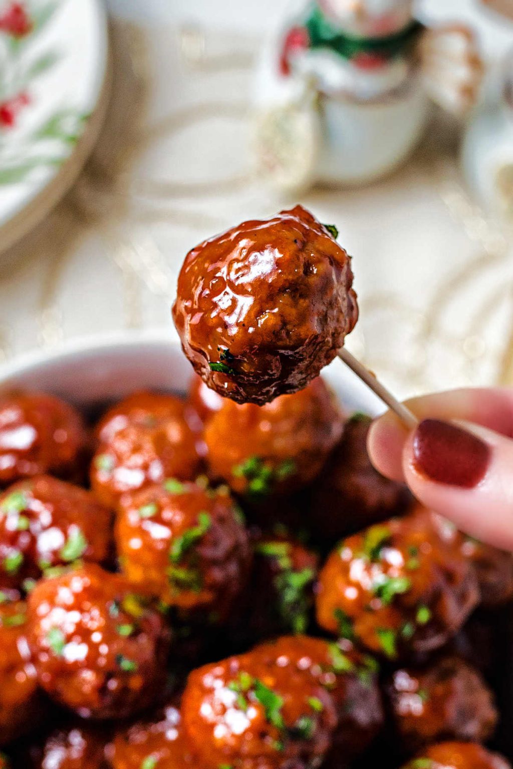 Grape Jelly Meatballs (Crockpot Recipe) - Life, Love, and Good Food