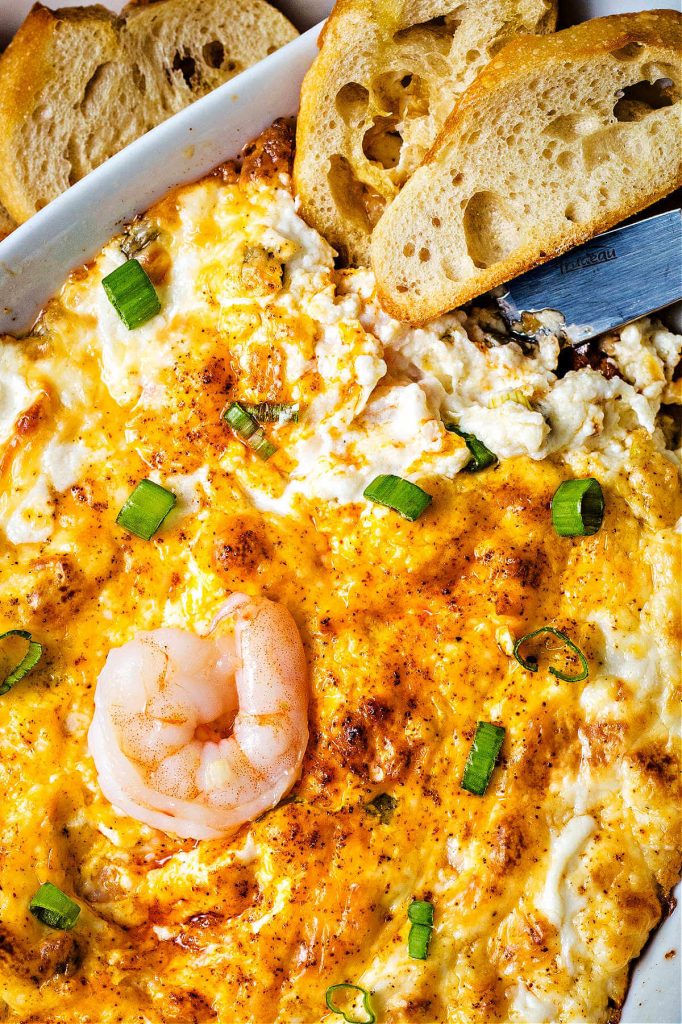 Hot & Cheesy Cream Cheese Shrimp Dip - Life, Love, and Good Food