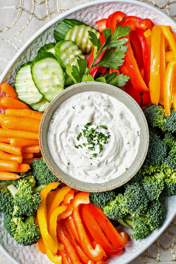 Classic Vegetable Dip - Life, Love, and Good Food