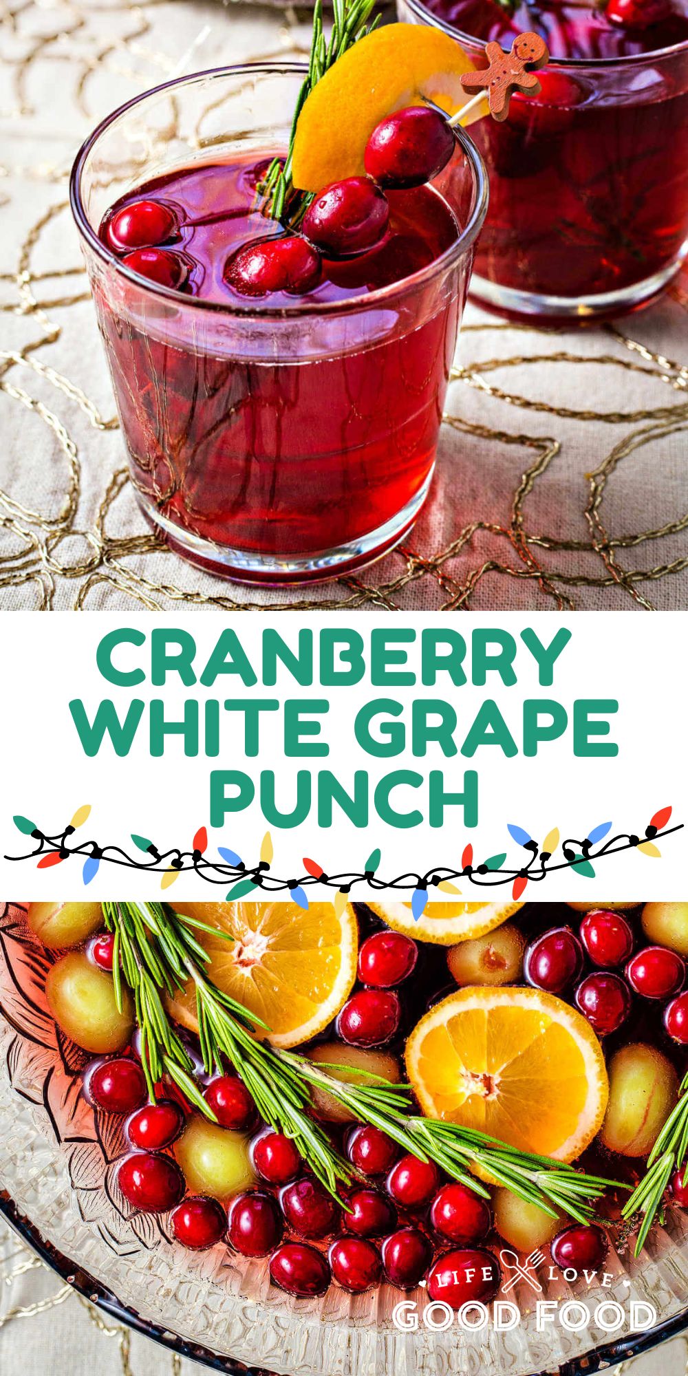 Cranberry Christmas Punch - Life, Love, and Good Food