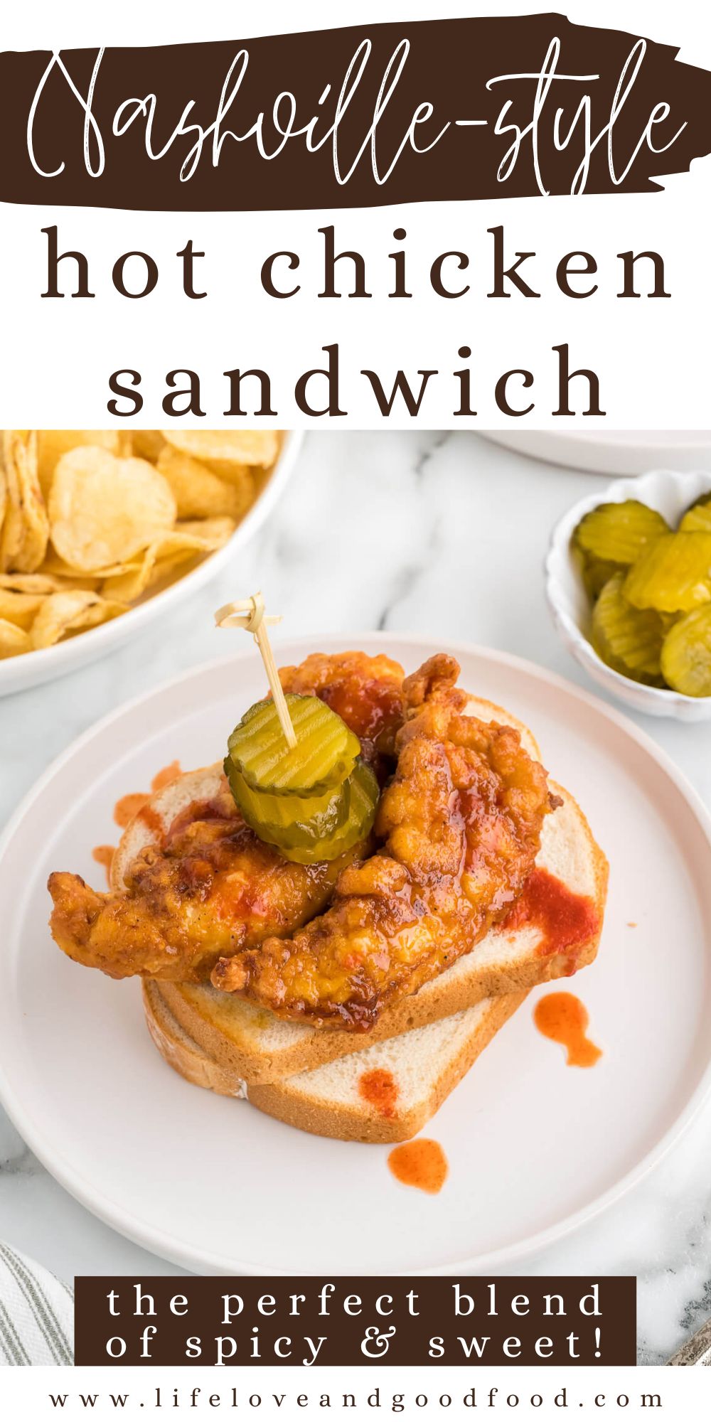 Nashville-Style Hot & Crispy Chicken Sandwich - Life, Love, and Good Food