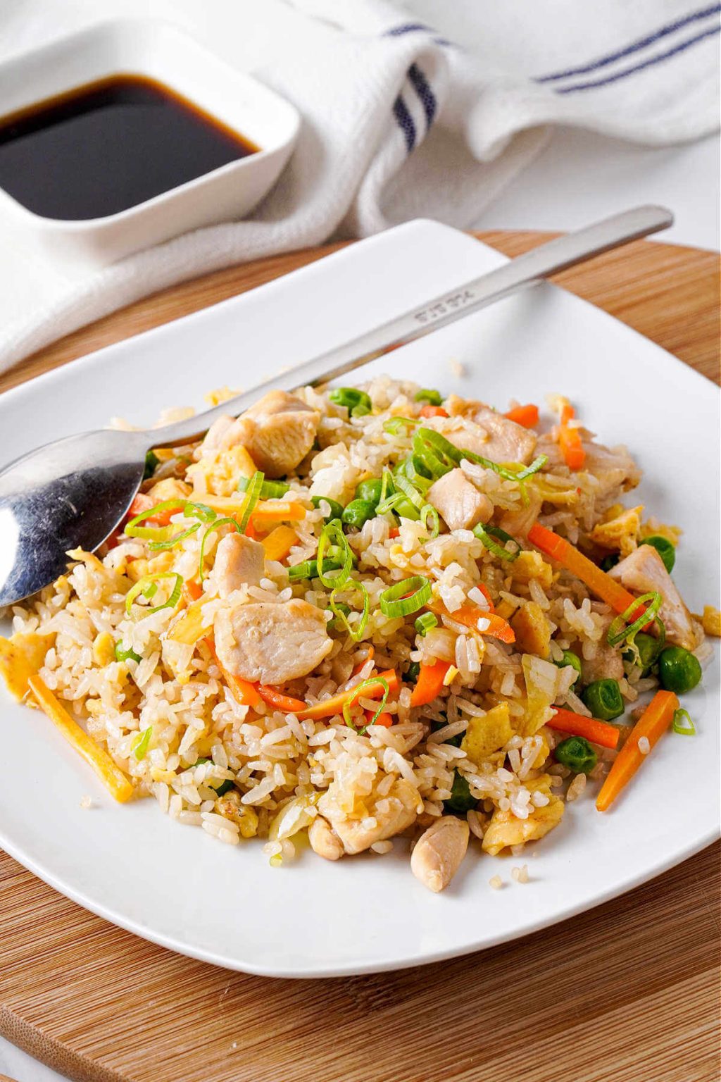 Chicken Fried Rice Recipe (Easy Thai-Style Food) - Life, Love, and Good ...