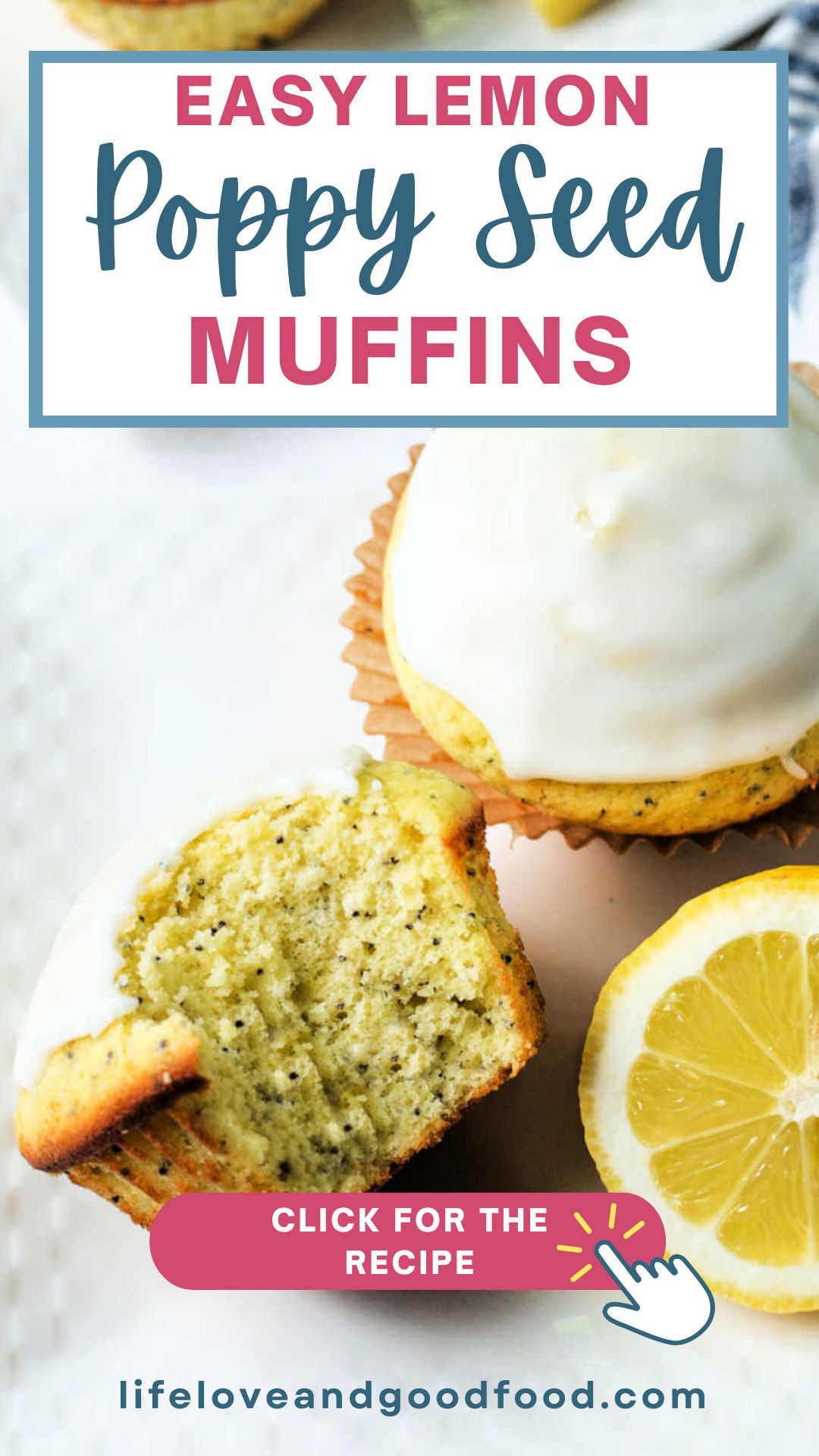 Easy Lemon Poppy Seed Muffins With Lemony Glaze - Life, Love, and Good Food