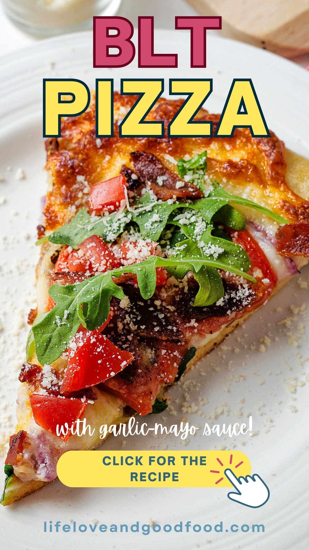 Easy Homemade Bacon Pizza with Garlic Mayo Sauce - Life, Love, and Good ...