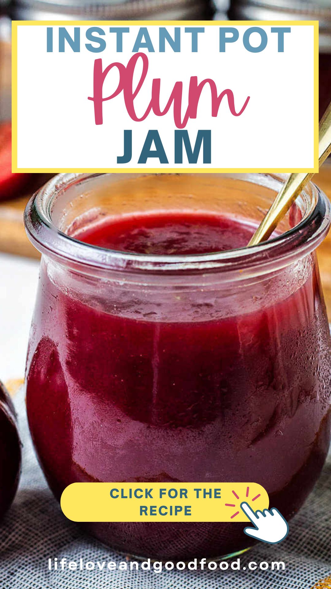 Easy Homemade Plum Jam without Pectin (Instant Pot) - Life, Love, and ...