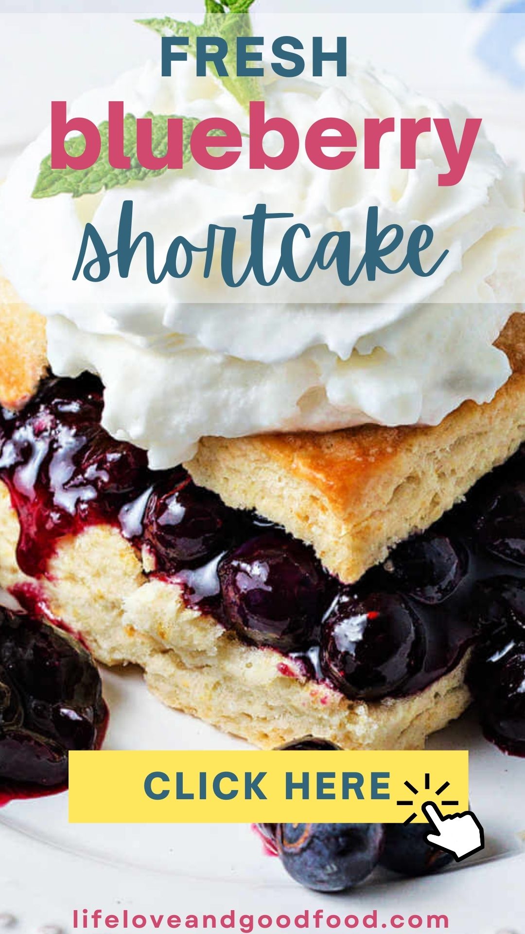 Fresh Blueberry Shortcake Recipe (Easy Summer Dessert) - Life, Love ...