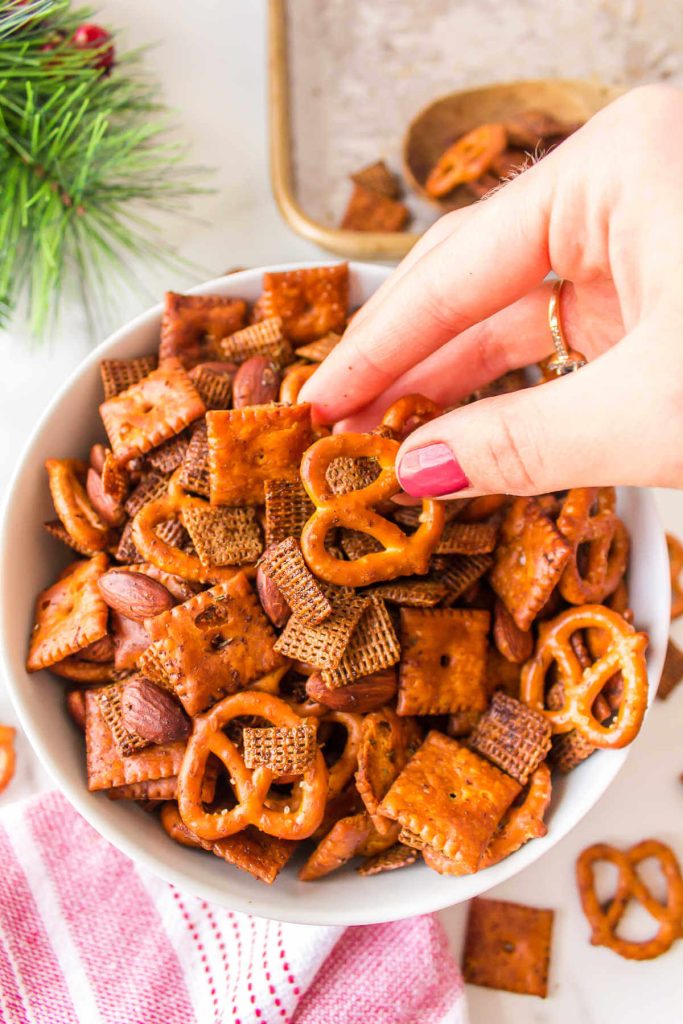 Homemade Chex Mix Recipe (Easy Christmas Party Snack) - Life, Love, and ...