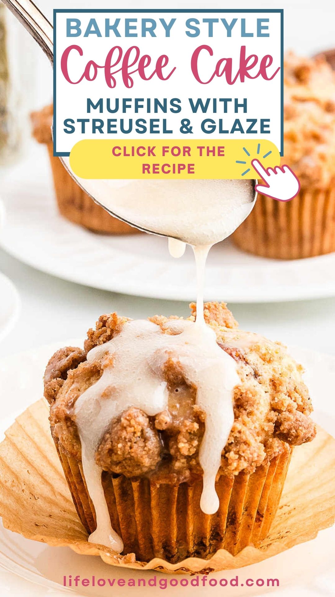 Bakery-Style Coffee Cake Muffins with Streusel Crumble - Life, Love ...