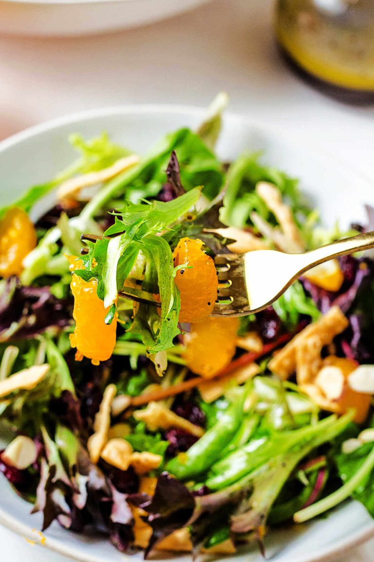 Mandarin Orange Salad Recipe with Citrus Dressing - Life, Love, and ...