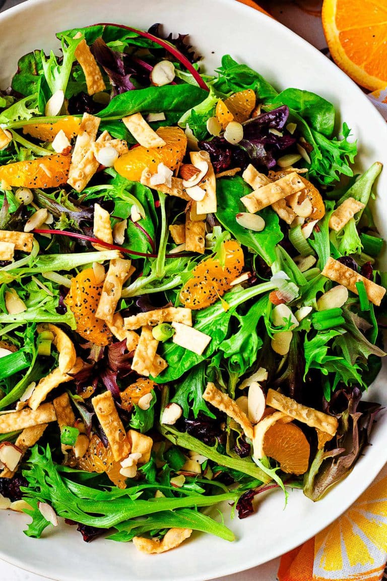Mandarin Orange Salad Recipe with Citrus Dressing - Life, Love, and ...