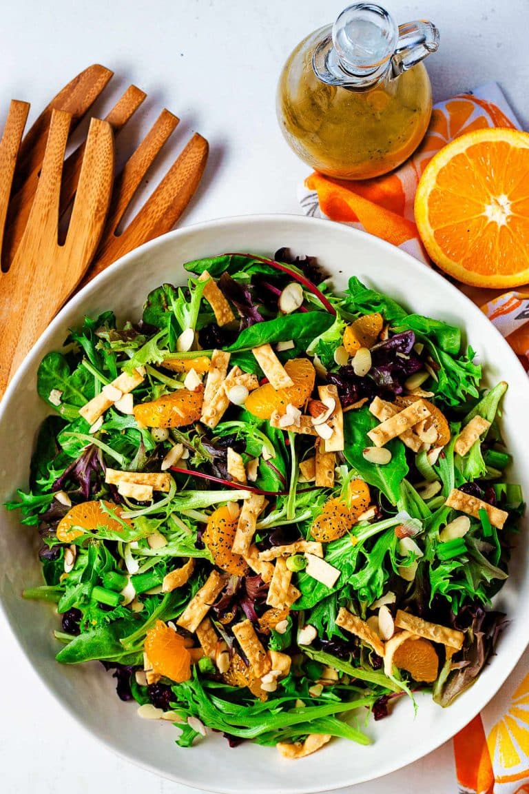 Mandarin Orange Salad Recipe with Citrus Dressing - Life, Love, and ...