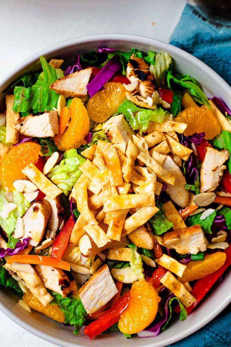 Chopped Asian Salad with Sesame Ginger Vinaigrette - Life, Love, and ...