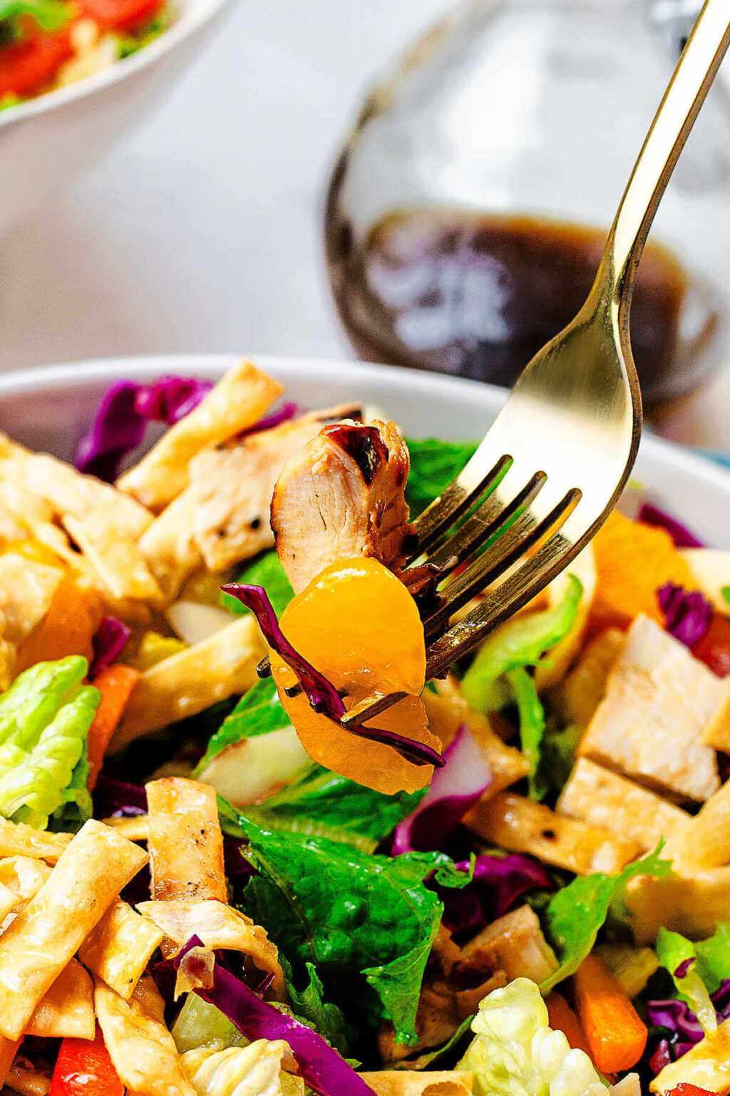 Chopped Asian Salad with Sesame Ginger Vinaigrette - Life, Love, and ...