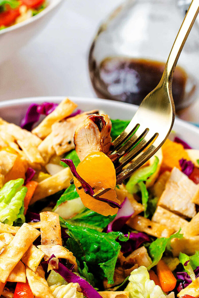 Chopped Asian Salad with Sesame Ginger Vinaigrette - Life, Love, and ...