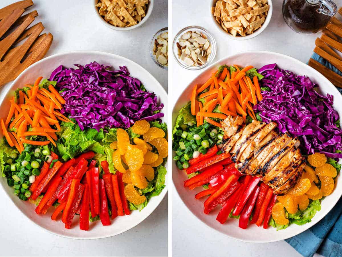 Chopped Asian Salad with Sesame Ginger Vinaigrette - Life, Love, and ...
