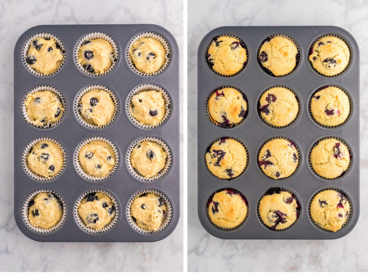 Glazed Lemon Blueberry Muffins Recipe - Life, Love, and Good Food