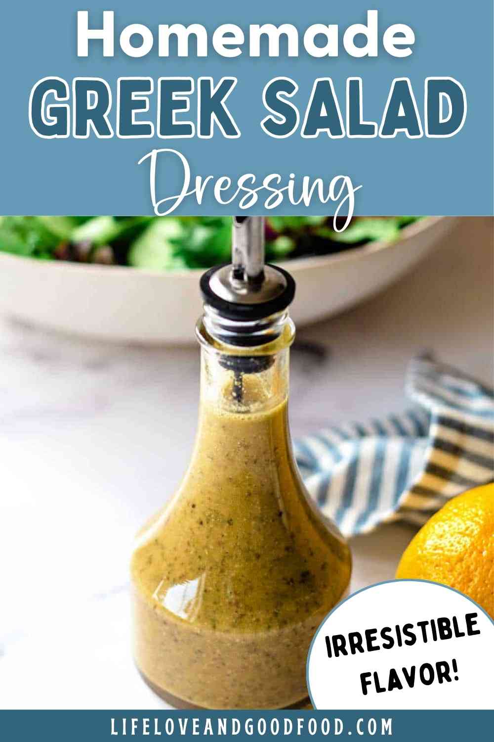Easy Traditional Greek Salad Dressing Recipe - Life, Love, and Good Food