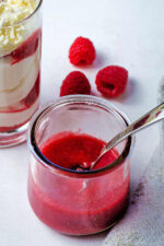 Raspberry Coulis (Raspberry Dessert Sauce) - Life, Love, and Good Food