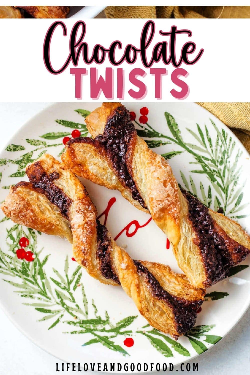 Puff Pastry Chocolate Twists (Oven or Air Fryer) - Life, Love, and Good ...