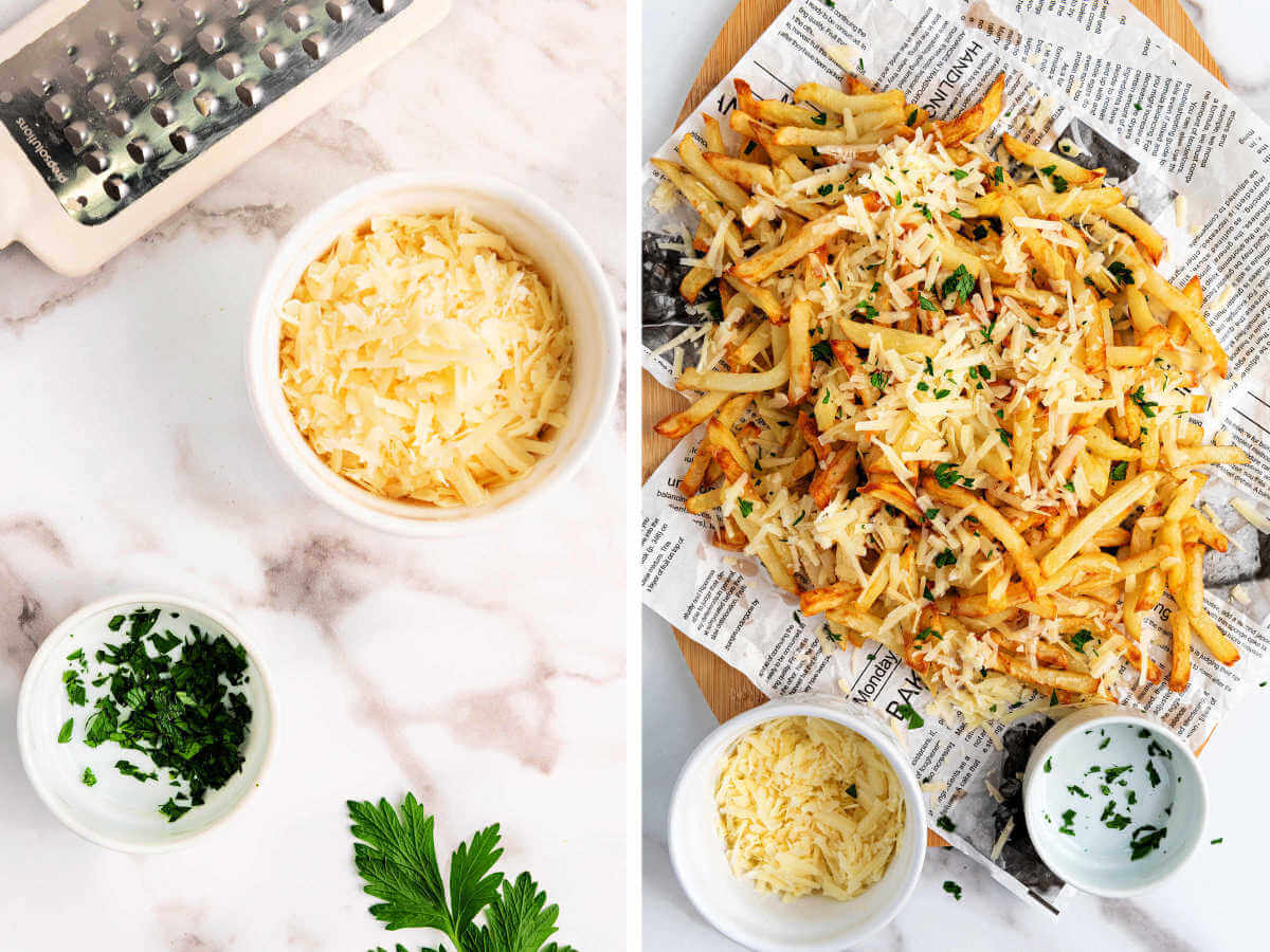 Air Fryer Parmesan Truffle Fries - Life, Love, and Good Food